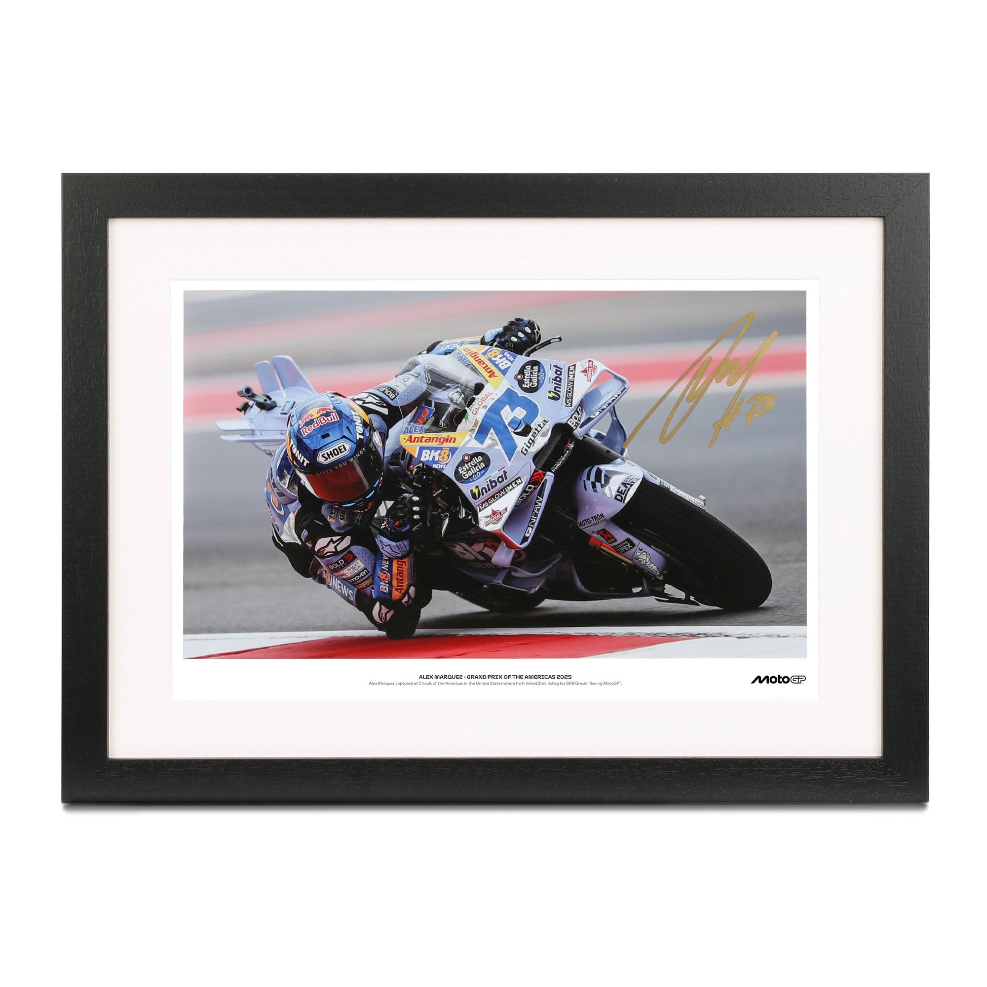 Alex Marquez Signed Photo - Americas GP 2025