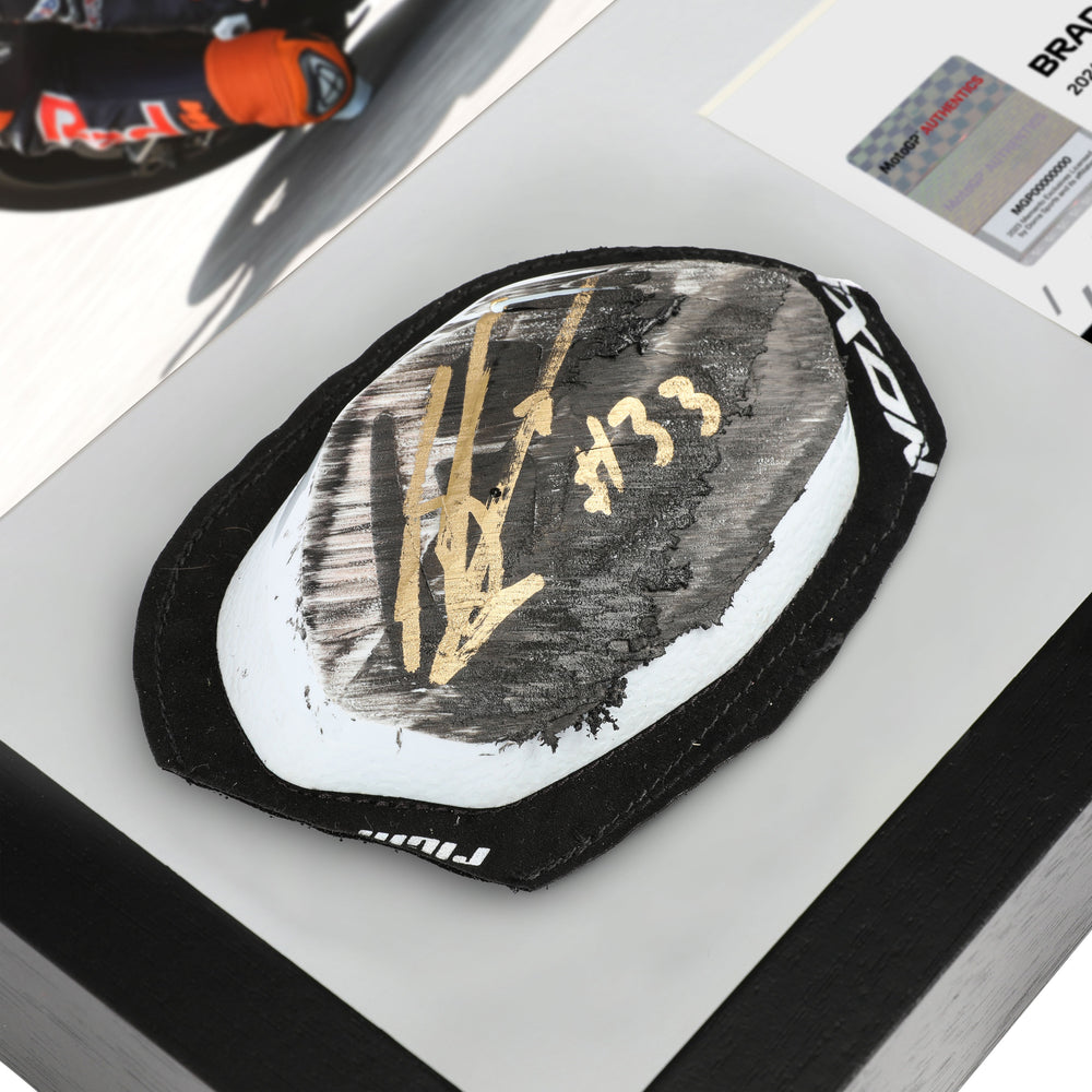 Brad Binder Used Signed Knee Slider - 2024 MotoGP Season